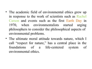 Environmental Ethics and Man and Nature - Ecological Crisis.ppt