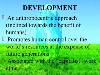 Environmental ethics and mangment | PPT