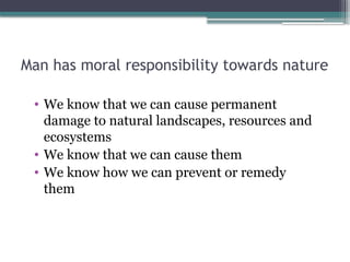 environmental ethics introduction to the course | PPT