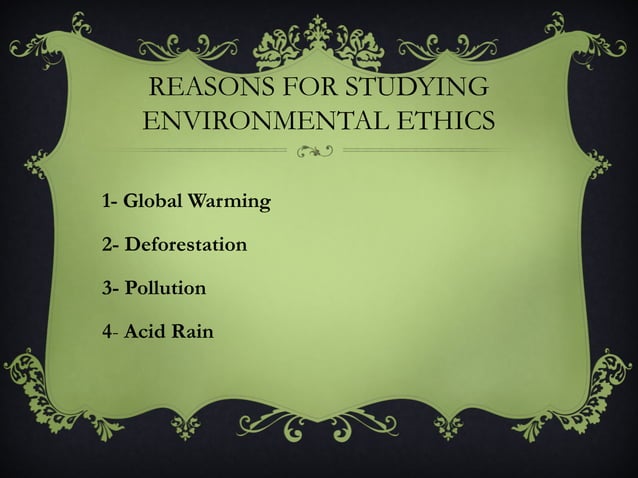 Environmental ethics presentation . | PPT