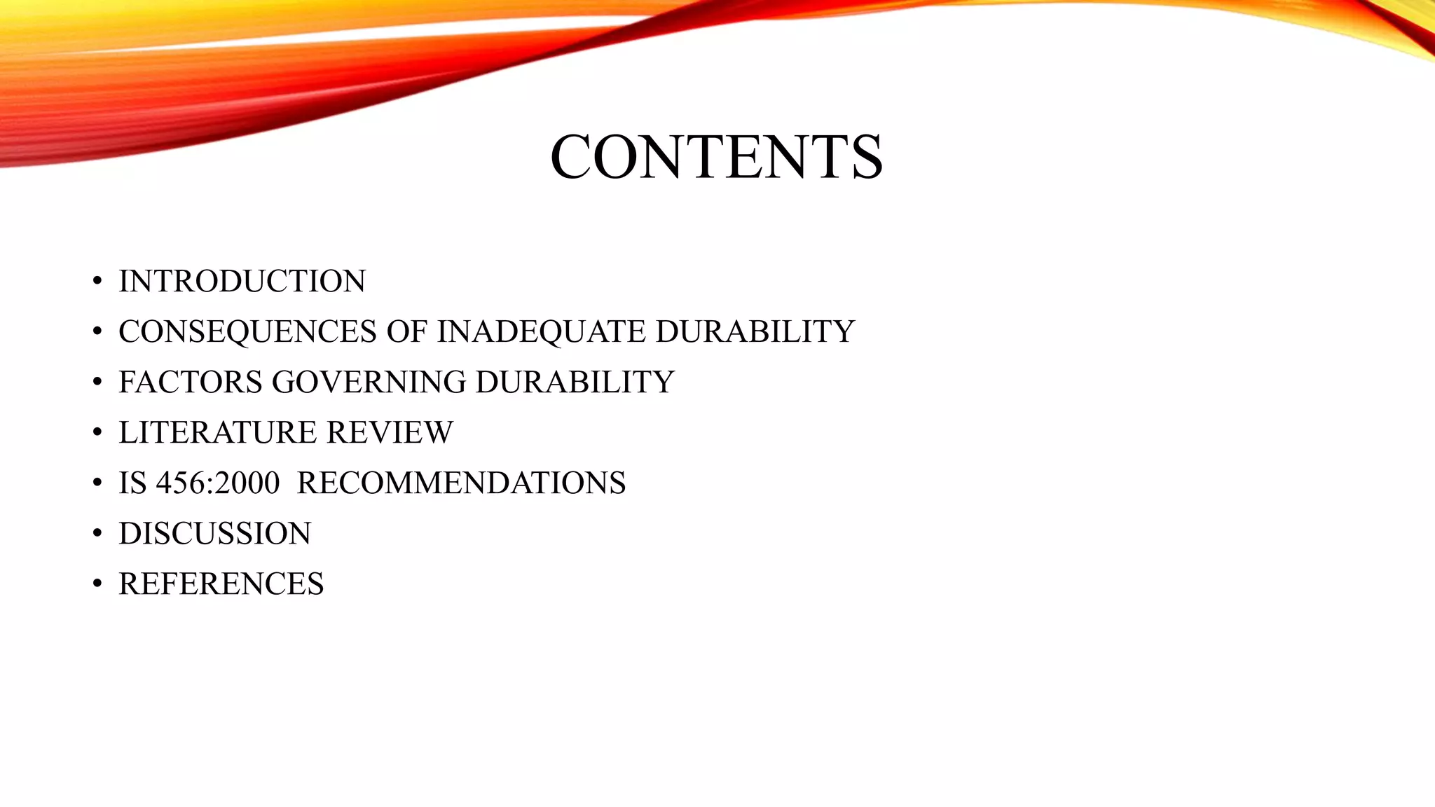 Environmental factors affecting durability of concrete | PPTX