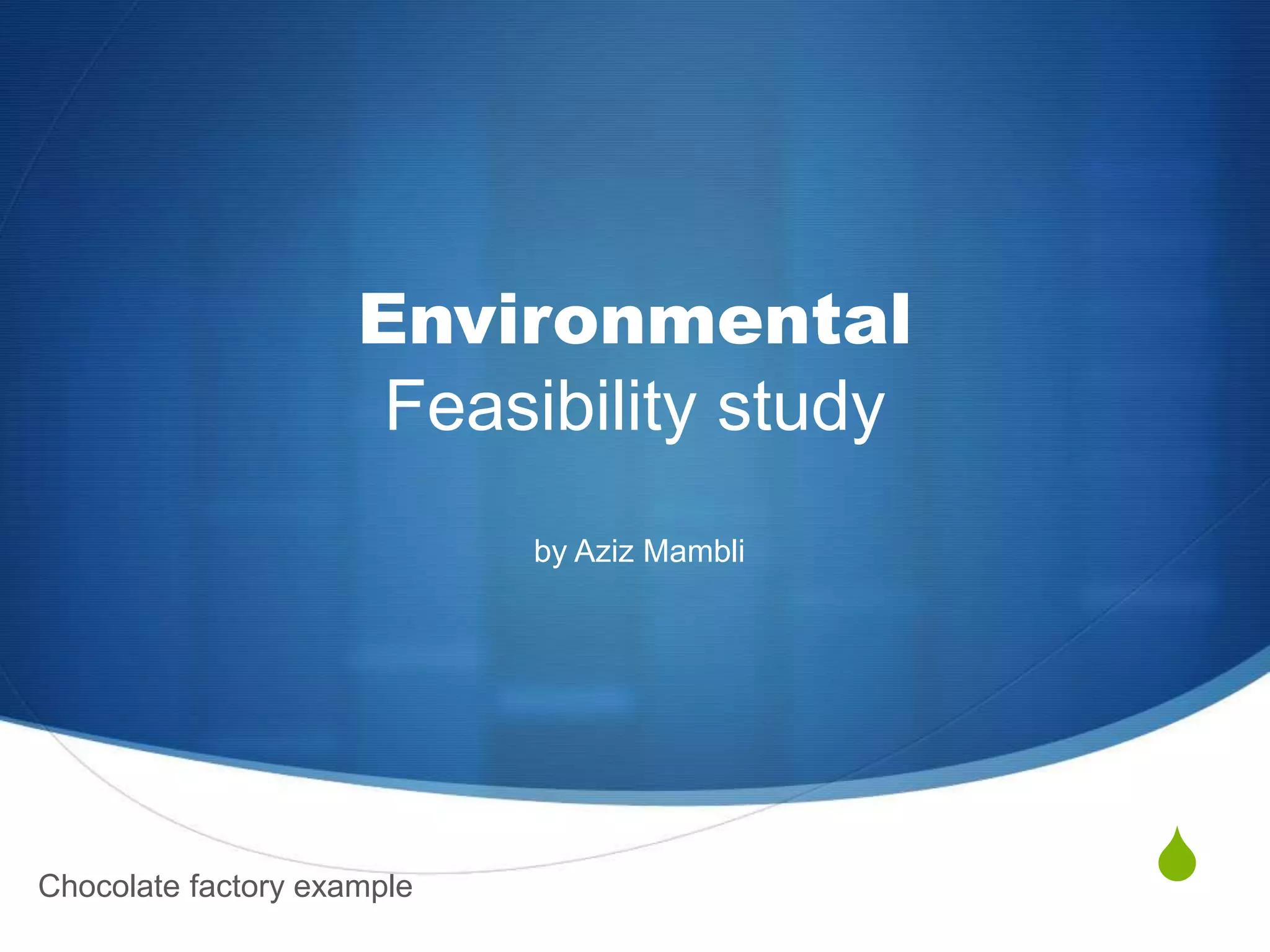 Environmental feasibility | PPTX