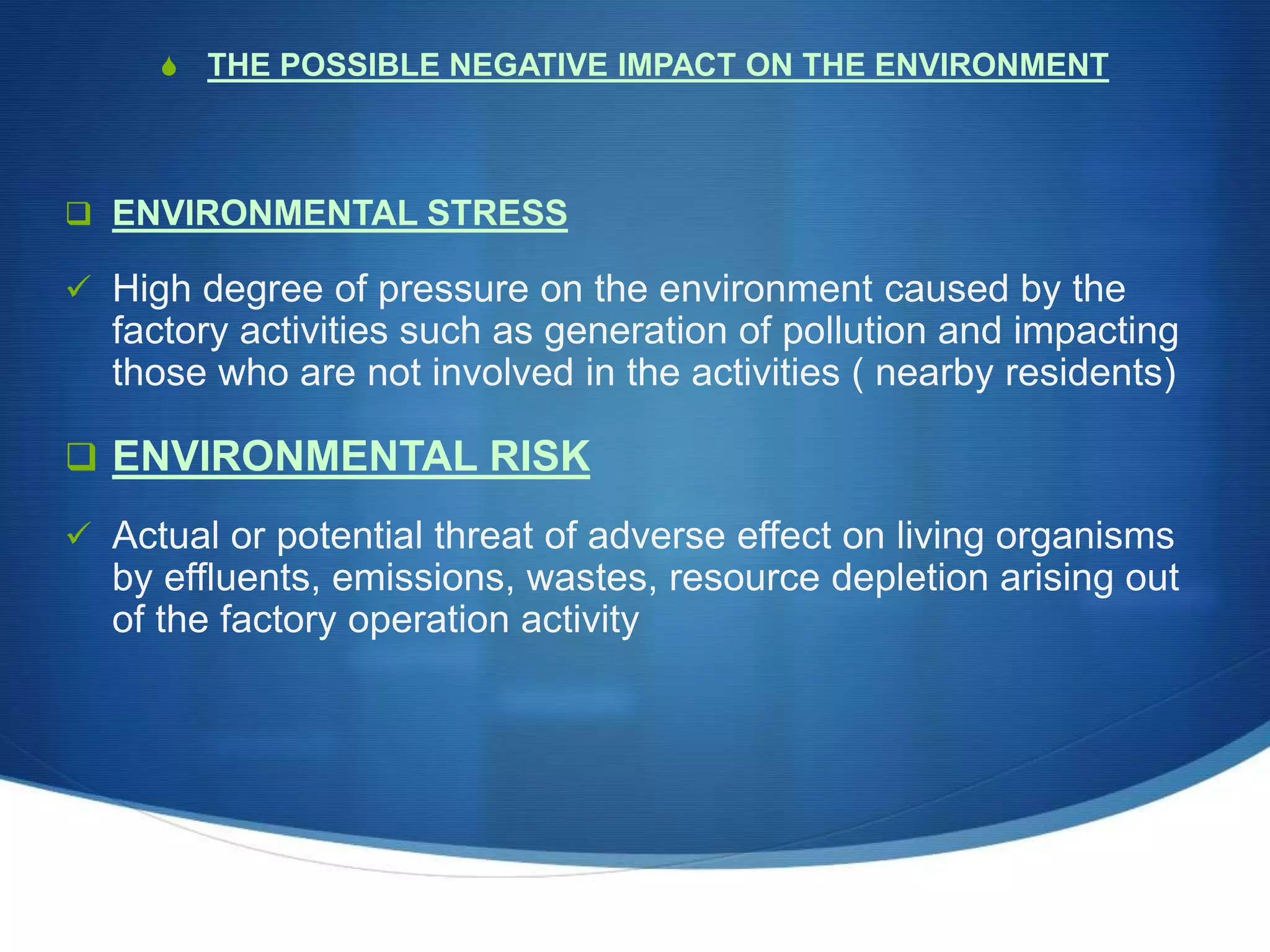 Environmental feasibility | PPTX