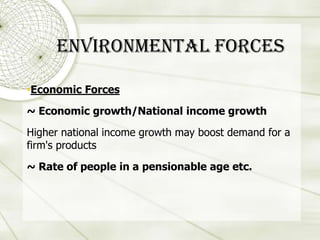 Environmental forces - Business Ethics | PPT