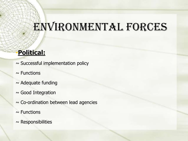 Environmental forces - Business Ethics | PPT
