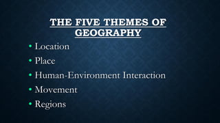Environmental Geography Definition