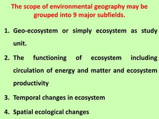 environmental geography meaning, scope and importance.pdf