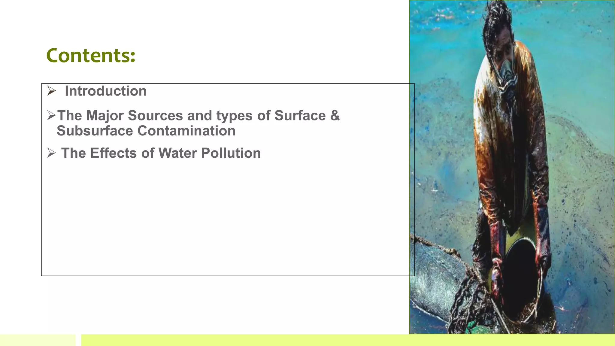 Environmental geology, land use & land cover, surface and subsurface ...