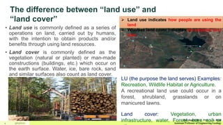 Environmental geology, land use & land cover, surface and subsurface ...