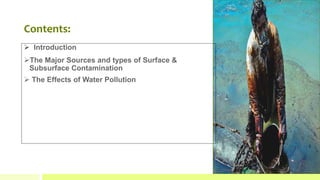 Environmental geology, land use & land cover, surface and subsurface ...