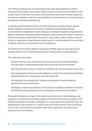JBA Consulting Guide to Environmental Assessment | PDF