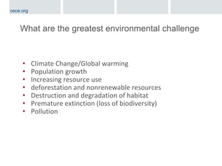 Environmental governance module | PDF