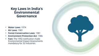 Environmental Governance Challeneges and Evolution | PPTX