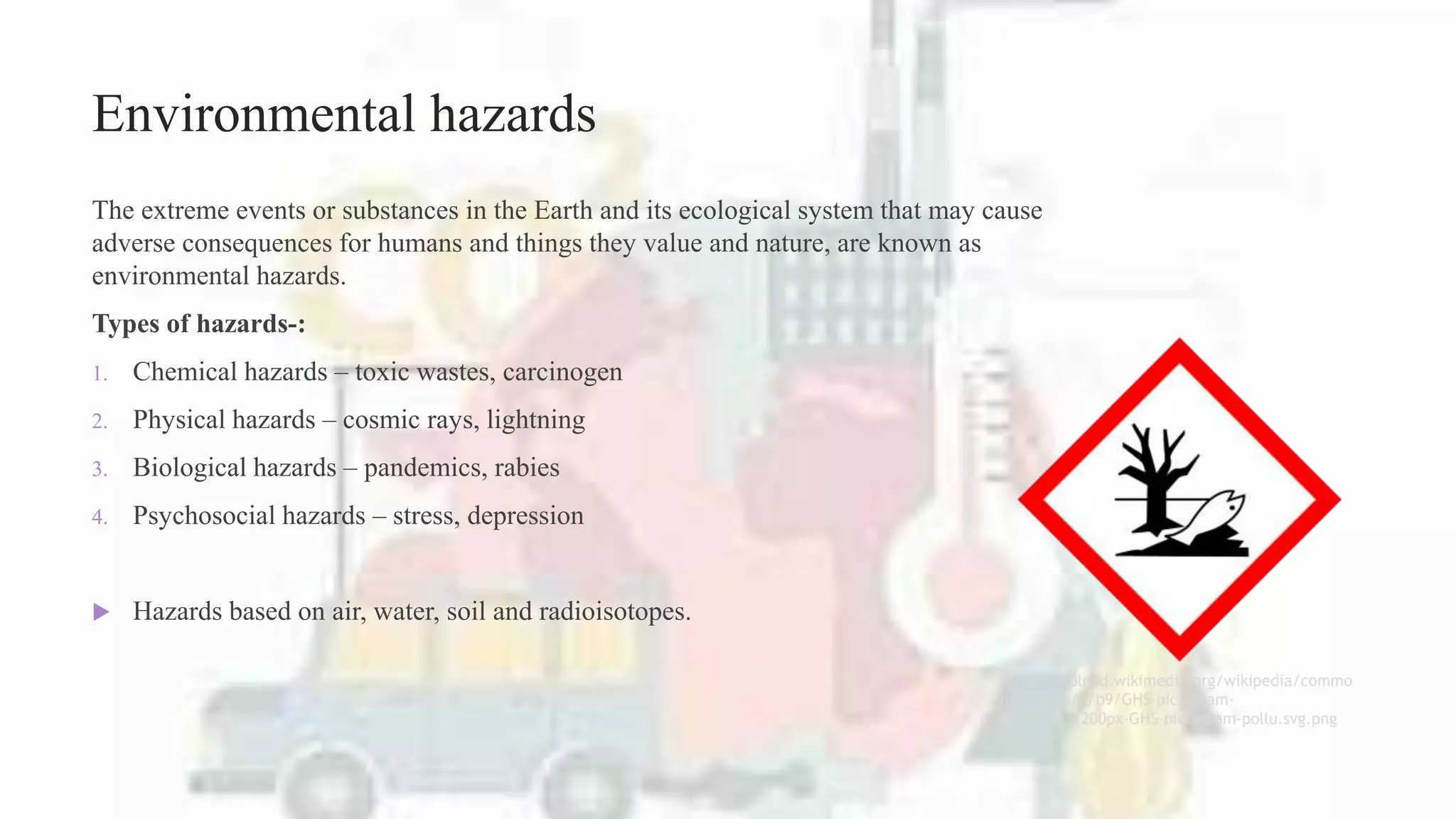 ENVIRONMENTAL HAZARDS | PPTX