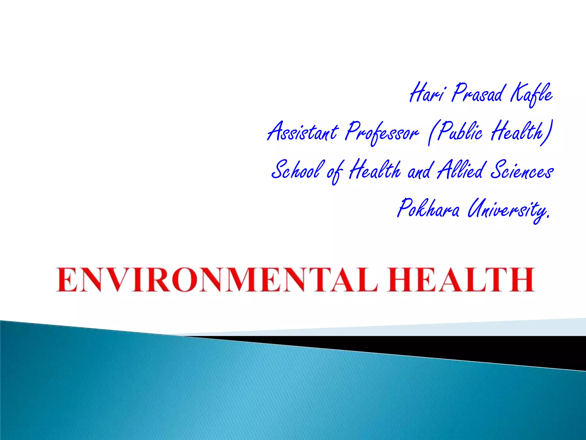 Environmental health | PPT