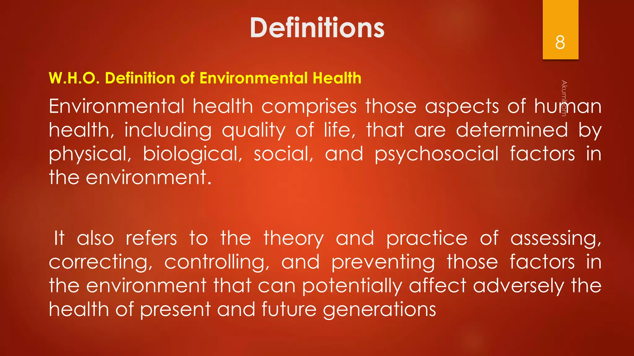 Environmental health and disaster management | PDF