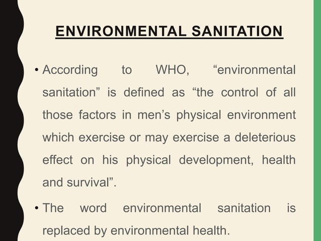 Environmental Health and Sanitation.pptx