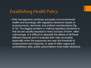 Environmental health and Toxicology | PPTX