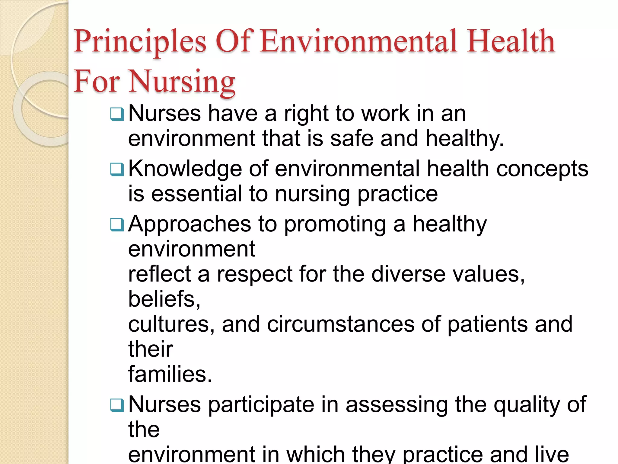 Environmental Health pptx | PPTX