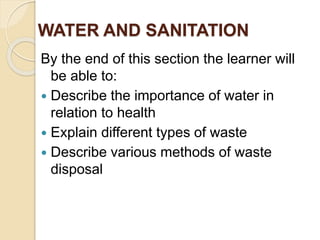 Environmental Health pptx | PPTX