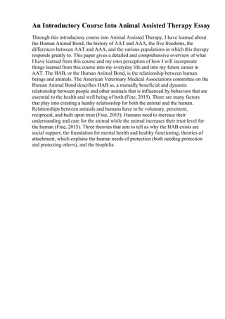 Environmental Health Essay | PDF