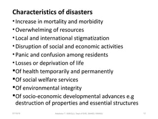 Environmental health services in emergency situation | PPT