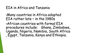 HOW PROJECT IMPACT ASSESSMENT OF THE ENVIRONMENT OF AN ORGANIZATION AND ...