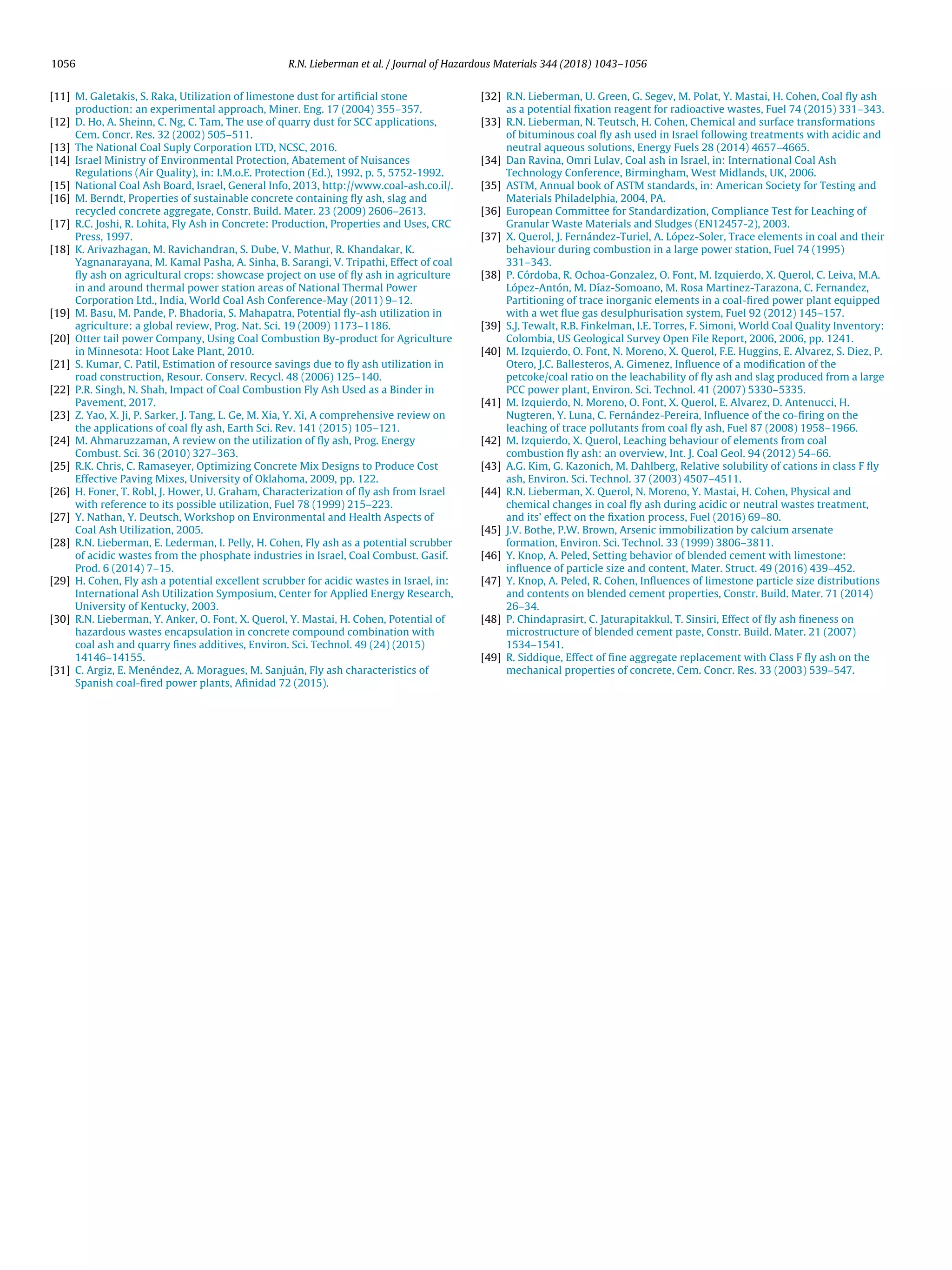 Environmental impact and potential use of coal fly ash andsub ...