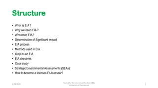 Environmental Impact Assesment EIA Presentation_20181025 | PPT