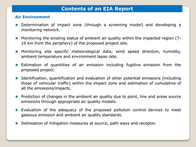 Environmental impact assessment | PPTX