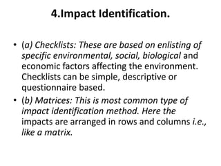 Environmental impact assessment | PPTX