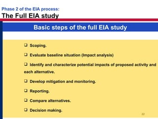 Environmental impact assessment | PPT