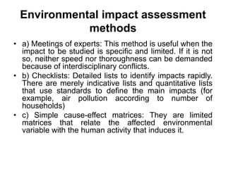 Environmental impact assessment | PPTX
