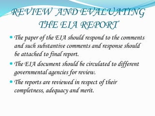 Environmental impact assessment | PPT