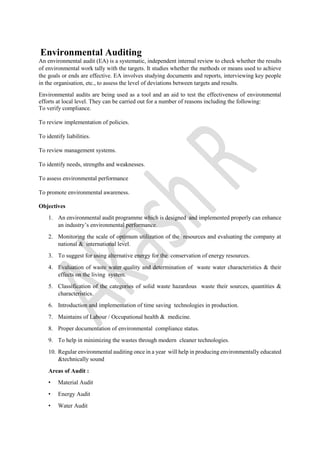 Environmental impact assessment | PDF | Environmental Services Industry ...