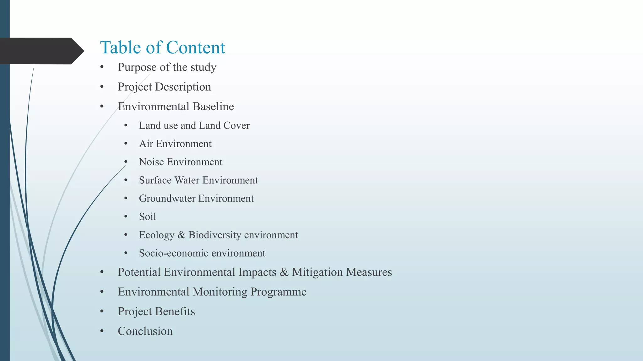 Environmental impact assessment case study | PPTX