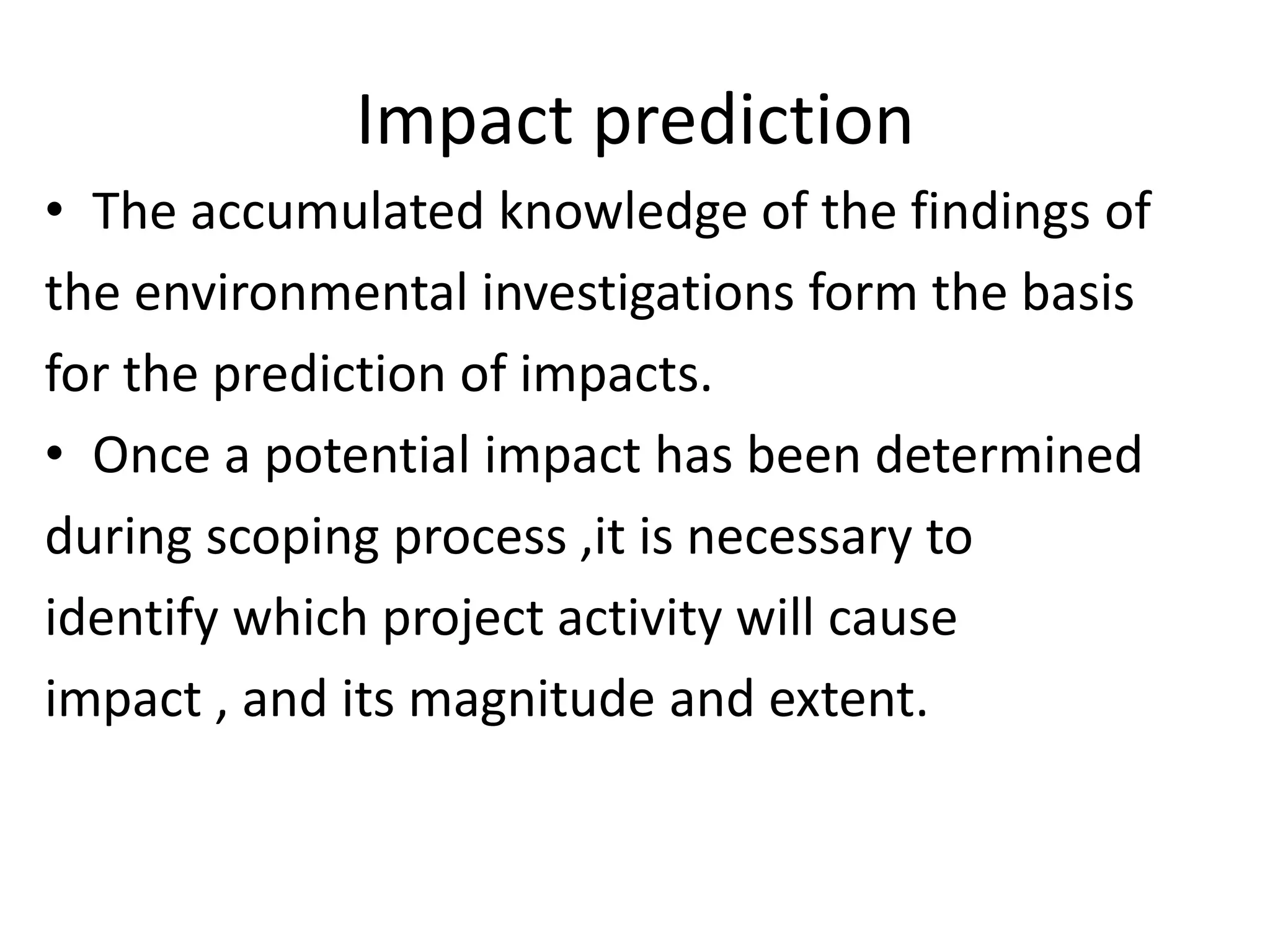 Environmental impact assessment (EIA) | PPTX