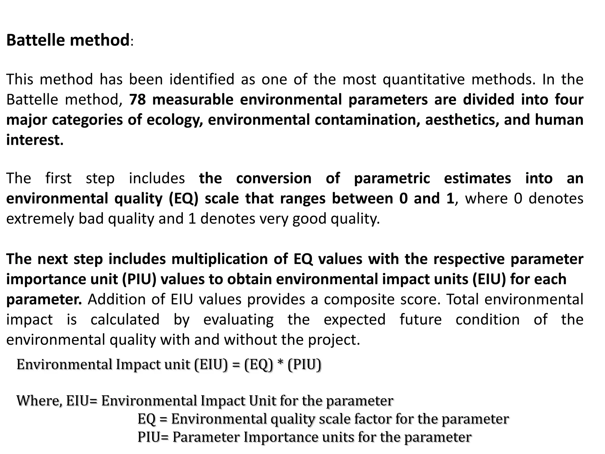 Environmental impact assessment (EIA) | PPTX