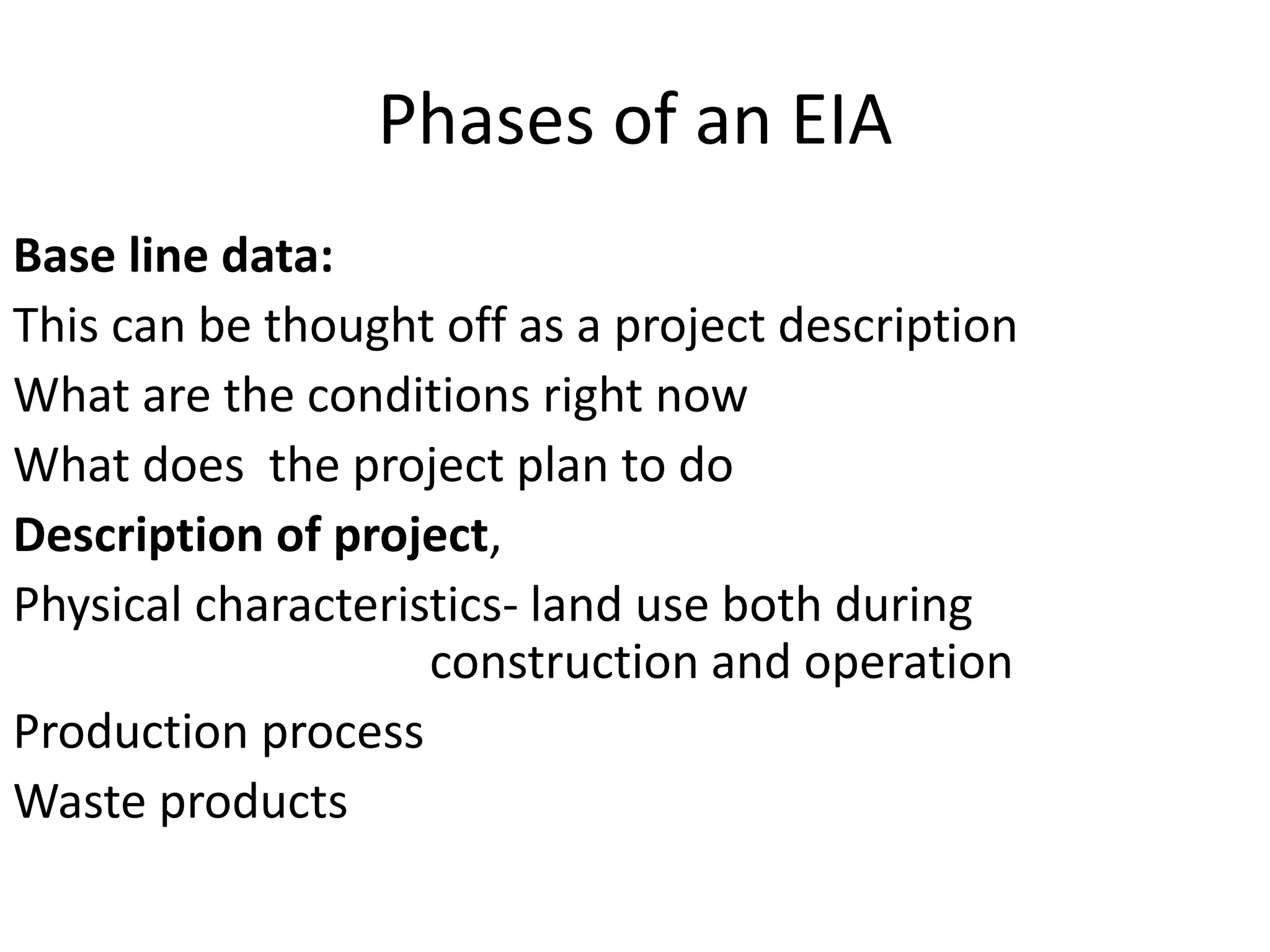 Environmental impact assessment (EIA) | PPTX