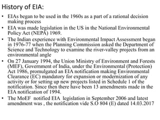 Environmental impact assessment (EIA) | PPTX