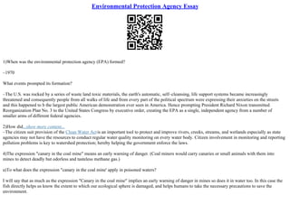 Environmental Impact Assessment ( Eia ) Essay | PPT