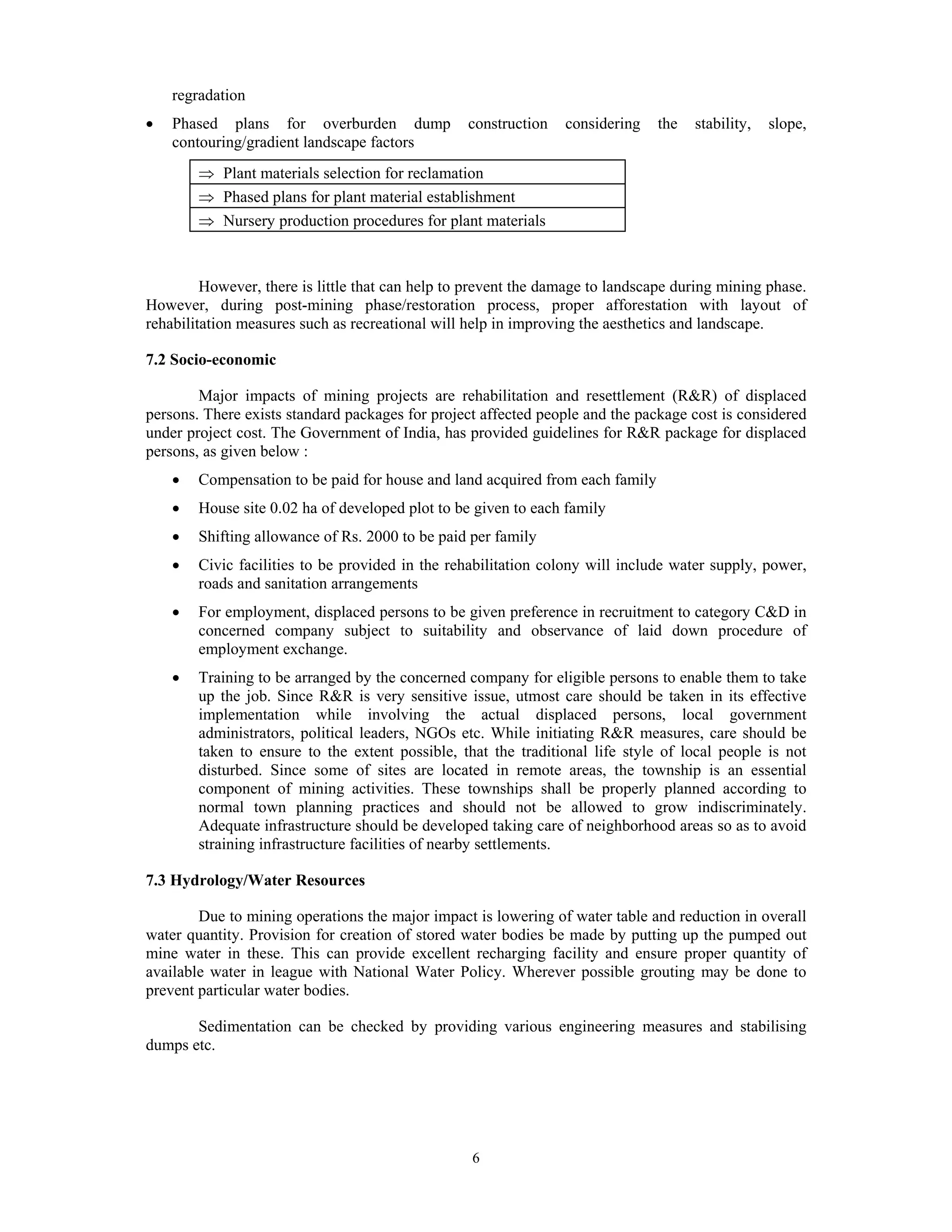 Environmental impact assessment of mining projects 17.03.09 | Environmental Services Industry ...