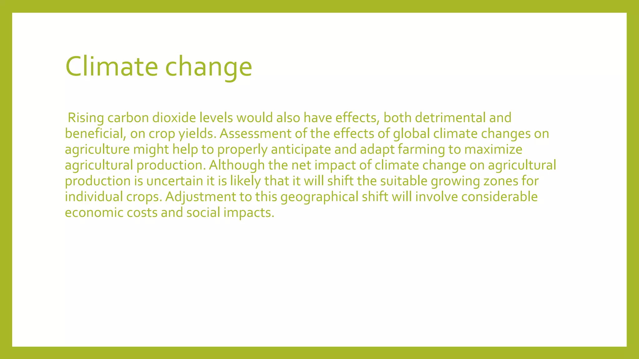 Environmental impact of agriculture | PPTX