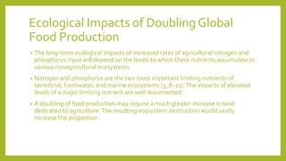 Environmental impact of agriculture | PPTX