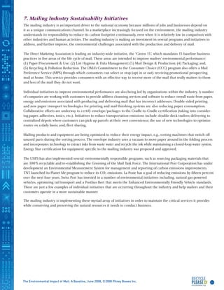 Environmental Imact of Mail | PDF | Environmental Services Industry ...