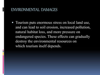 Environmental impacts created by resorts and strategies need to ...