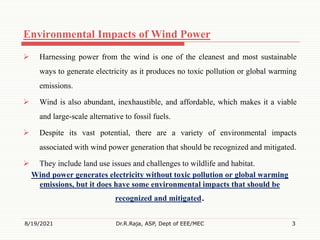 Environmental impacts of renewable energy generation systems (cost ghg ...