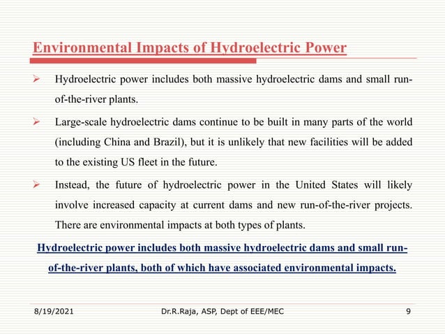 Environmental impacts of renewable energy generation systems (cost ghg ...