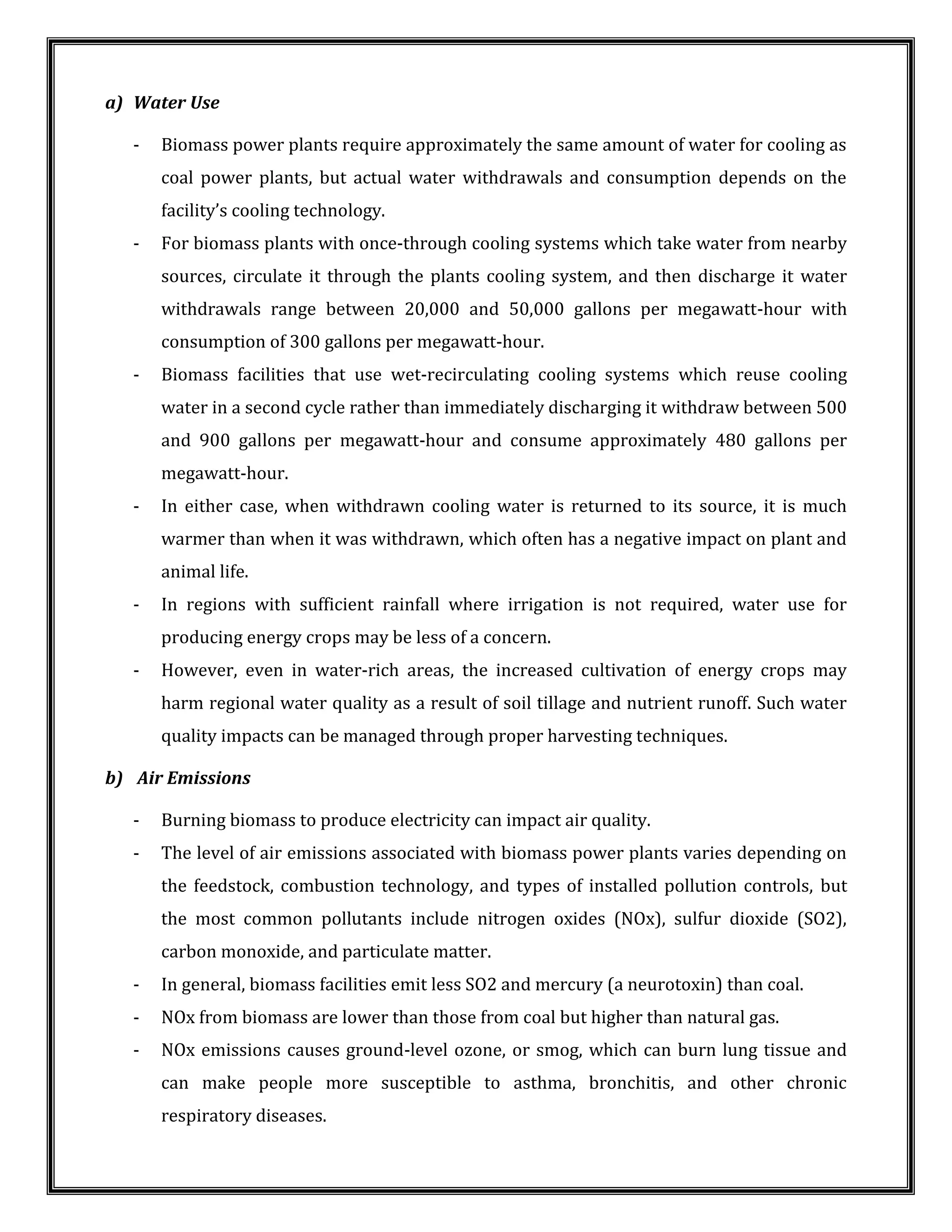Environmental impacts of renewable energy technologies | PDF