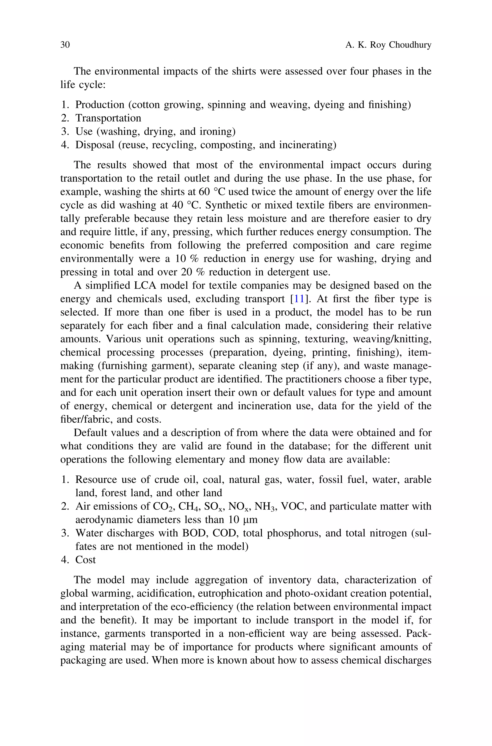 EnvironmentalImpactsoftheTextileIndustryandItsAssessmentThroughLifeCycl ...
